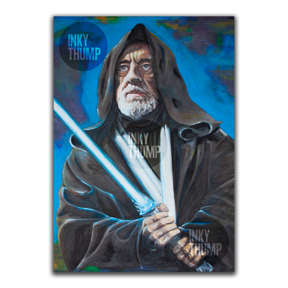 Obi-Wan Kenobi Star Wars Limited Edition Print - Inky Thump Art